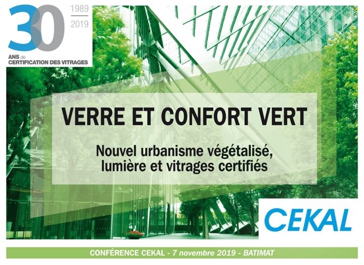 Conférence cekal 2019 - Accueil - cekal - la certification des vitrages