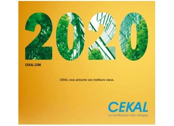 La certification des Vitrages | CEKAL